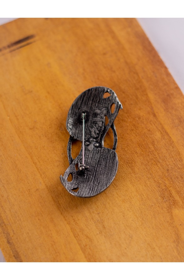 Broche Metálico Alargado para trajes Medievales, Celtas y Romanos