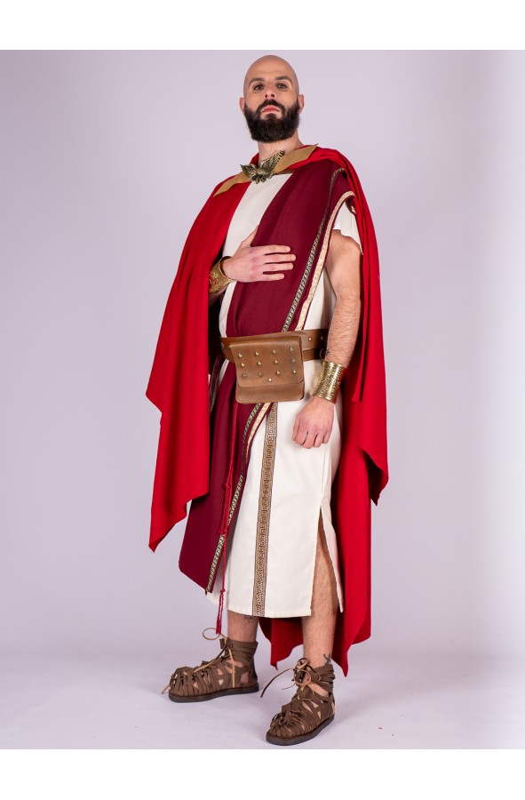 Men's long Roman costume with toga